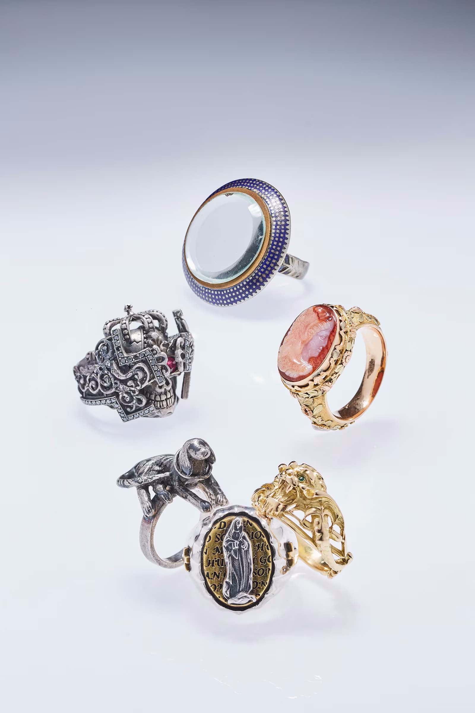 "Men's Rings" Exhibition Images | L'ÉCOLE School of Jewelry Arts